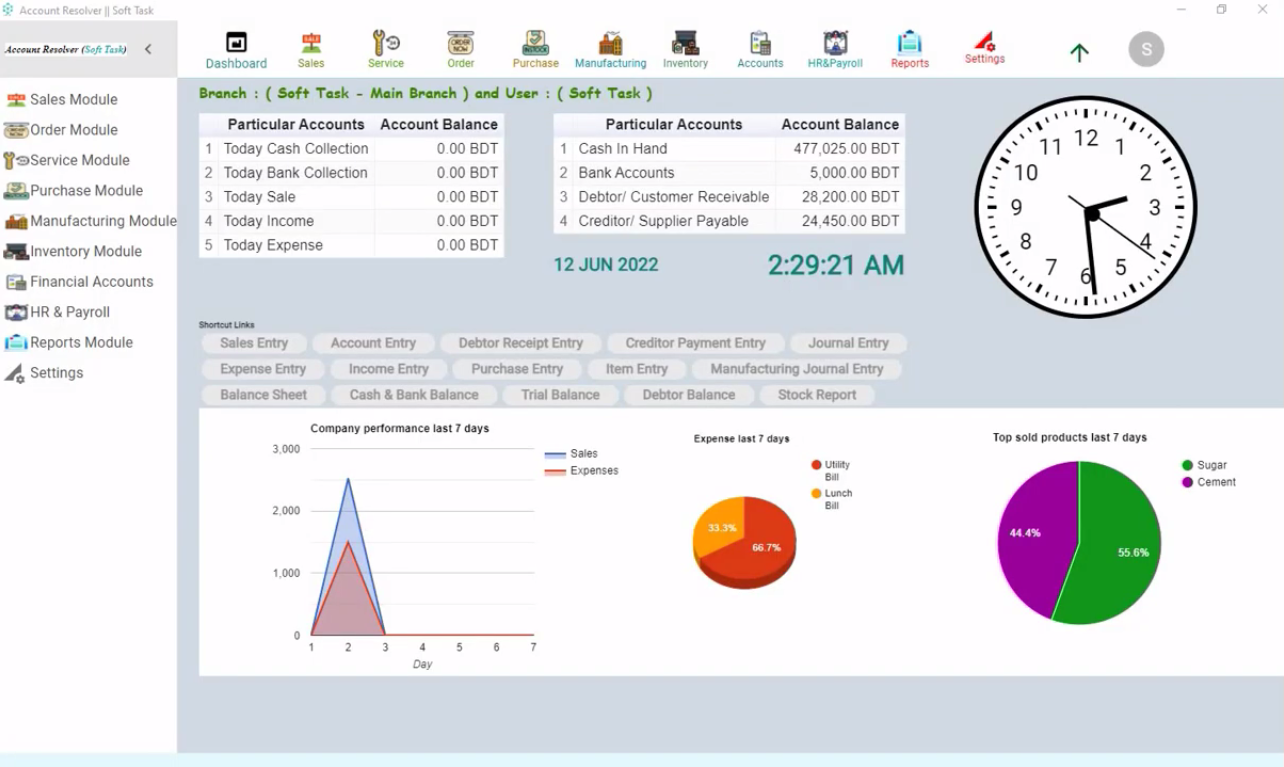 Account Resolver || Accounting Software for Business || ERP Software by ...