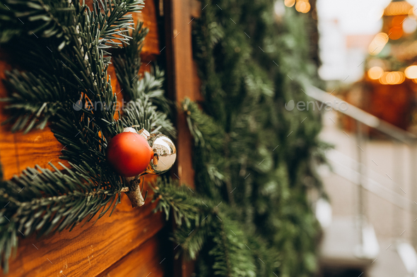 Christmas market decorations Stock Photo by olenam3 | PhotoDune