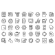 Regeneration Icons Set Outline Style, Vectors | GraphicRiver