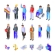 Discrimination Icons Set Isometric Vector, Vectors | GraphicRiver