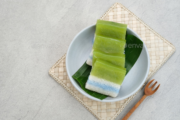 Kue Ketan Srikaya, Indonesian traditional snack Stock Photo by ...