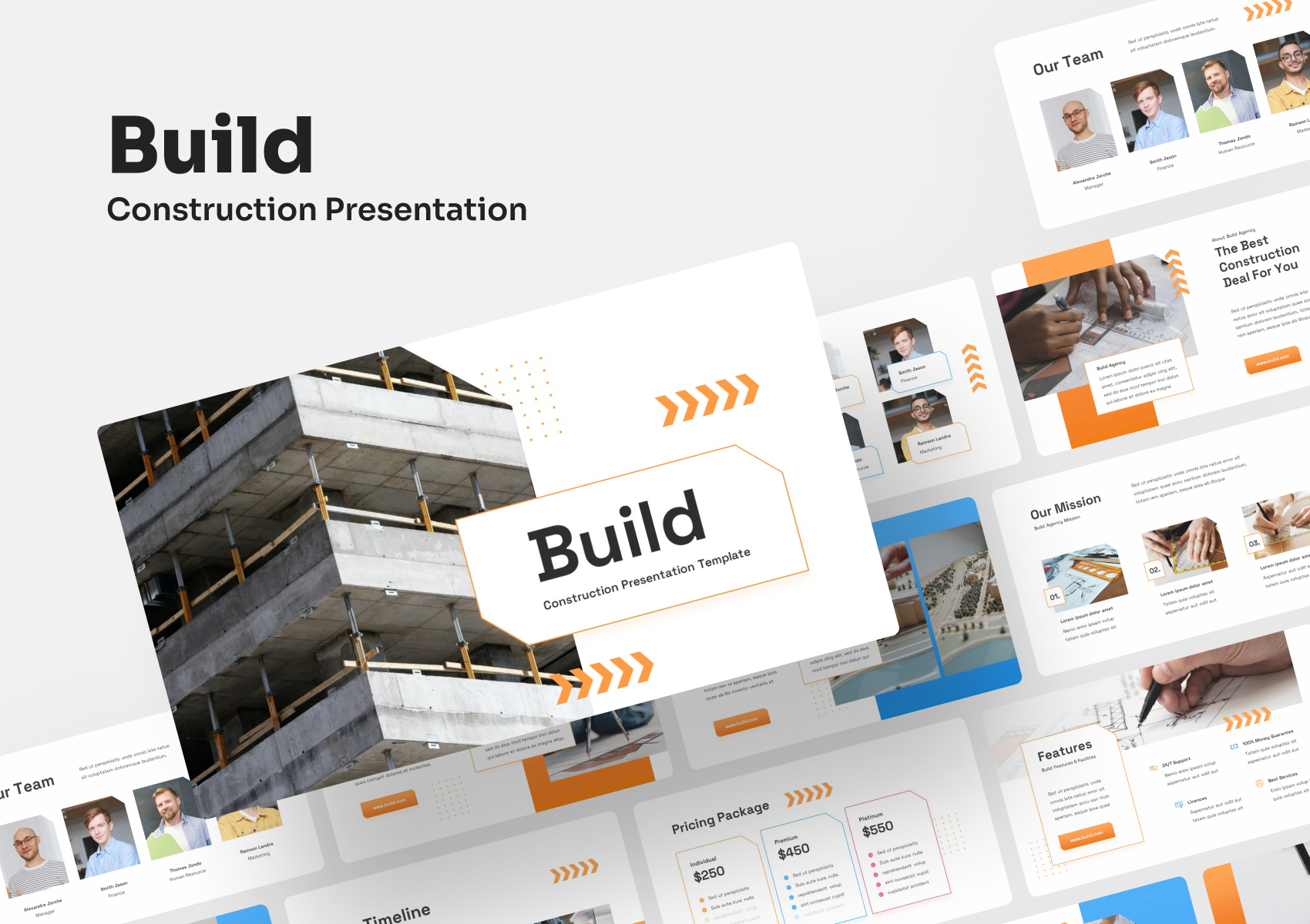 Build - Construction PowerPoint Presentation, Presentation Templates