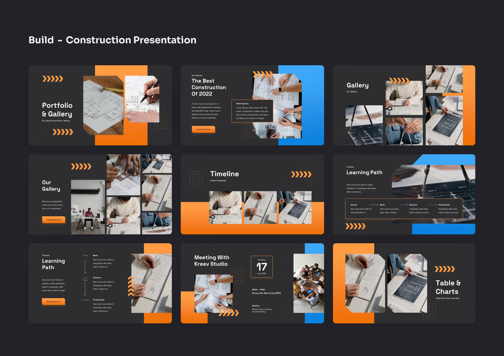 Build - Construction Keynote Presentation, Presentation Templates ...