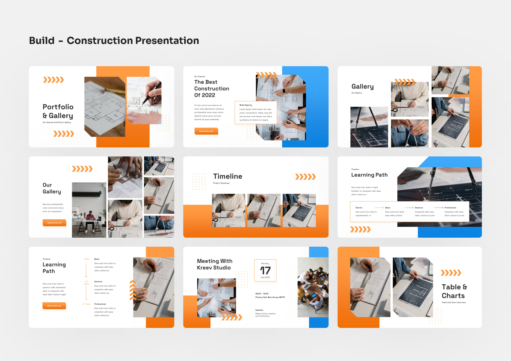 Build - Construction Keynote Presentation, Presentation Templates ...