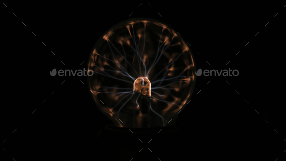 Electrostatic plasma sphere in the dark. Tesla coil - physics ...