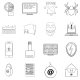 Computer Security Icon Set Outline, Vectors | GraphicRiver