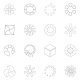 Download Status Icon Set Outline, Vectors | GraphicRiver