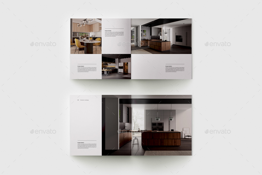 Square - Interior Design Brochure Catalogs, Print Templates | GraphicRiver