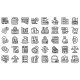 Lender Icons Set Outline Vector by Ylivdesign | GraphicRiver