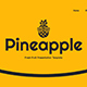 Pineapple - Fresh Fruit Powerpoint Template, Presentation Templates