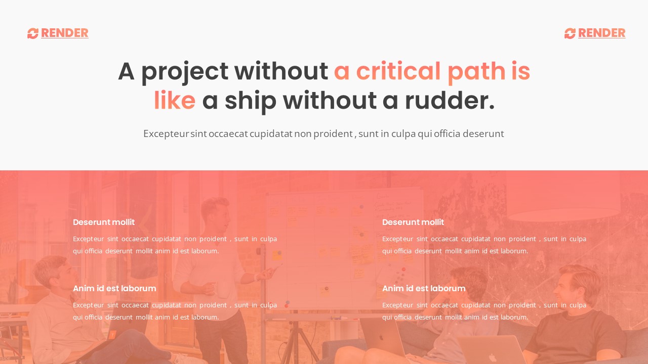 Render - Business Project Powerpoint Template, Presentation Templates
