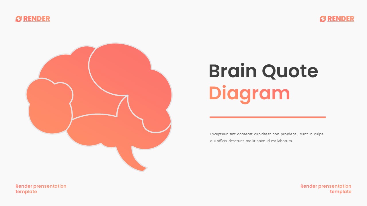 Render - Business Project Powerpoint Template, Presentation Templates