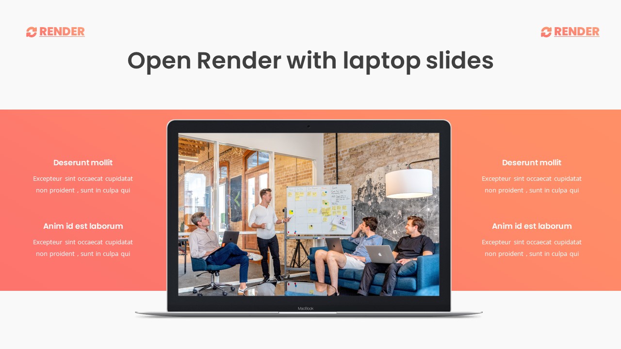 Render - Business Project Powerpoint Template, Presentation Templates