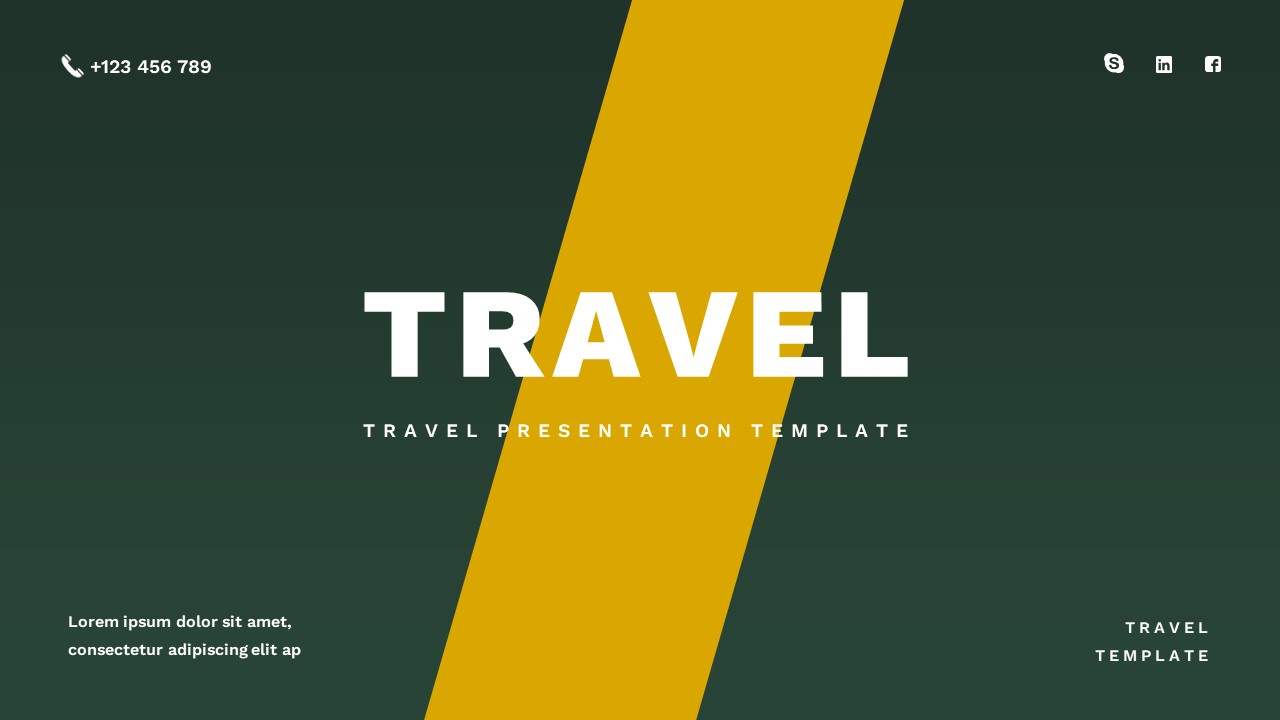 Travel Agency Google Slides Template, Presentation Templates | GraphicRiver