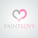 Paint Love Logo, Logo Templates | GraphicRiver