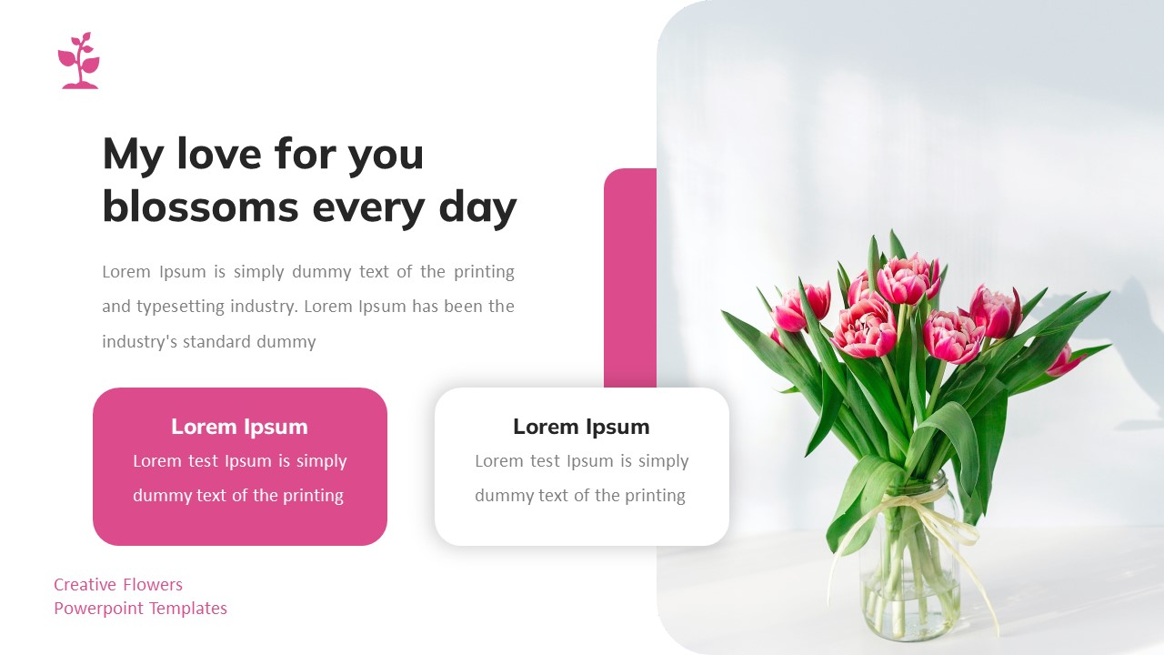 Merona - Creative Flowers Google Slides Template, Presentation Templates