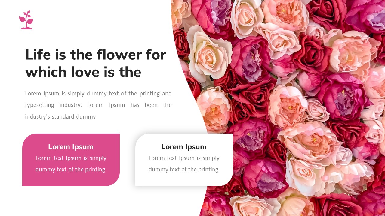 Merona - Creative Flowers Google Slides Template, Presentation Templates