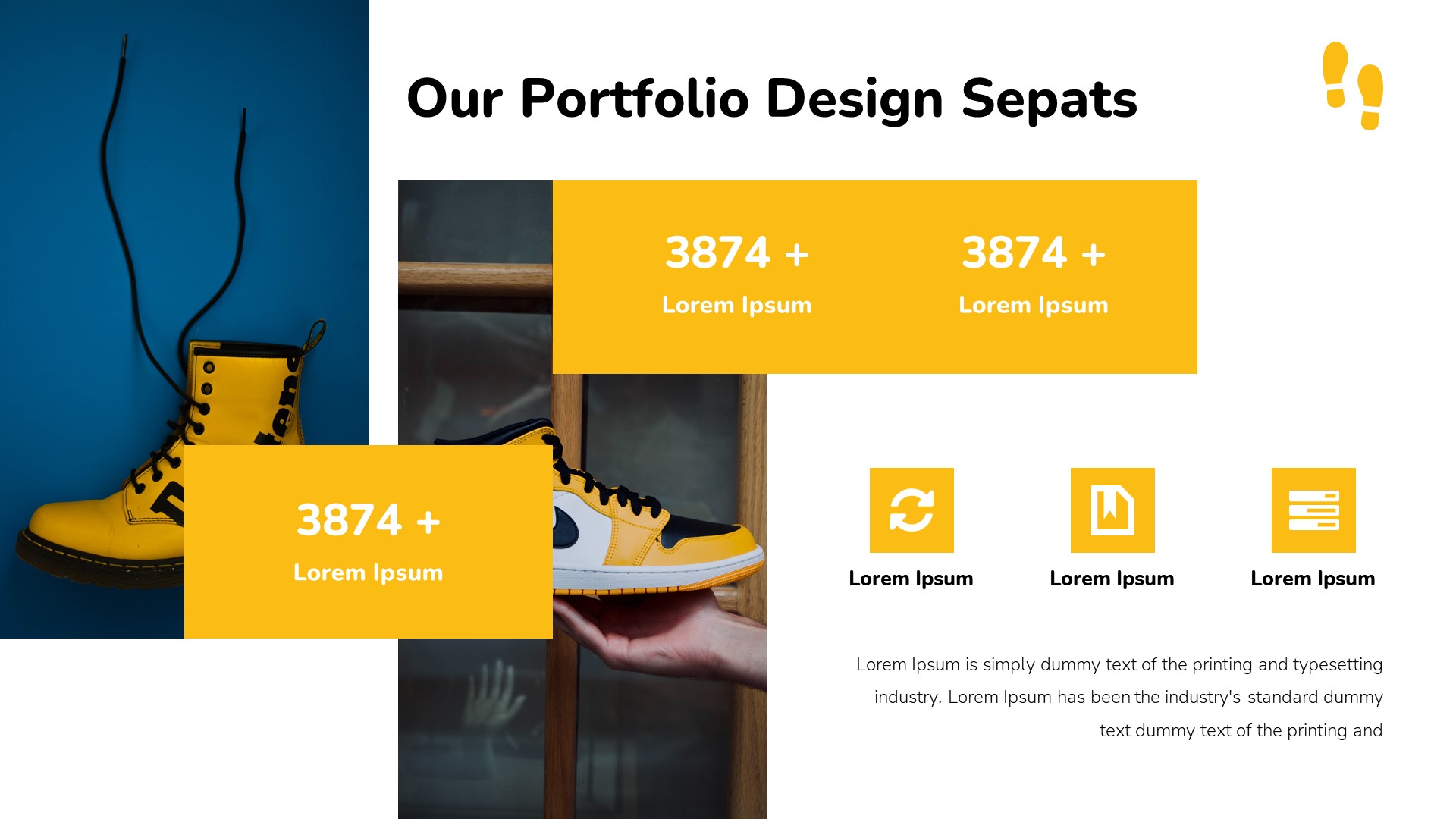 Spats - Shoes & Sneakers Keynote Template by Sanstive | GraphicRiver