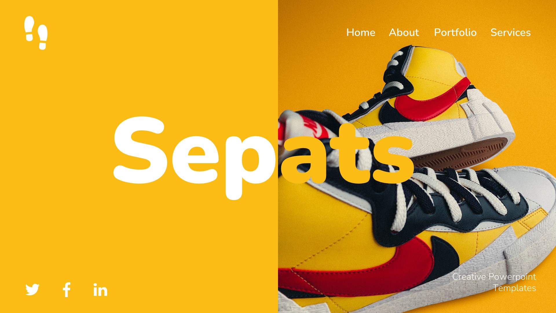 Spats - Shoes & Sneakers Keynote Template by Sanstive | GraphicRiver