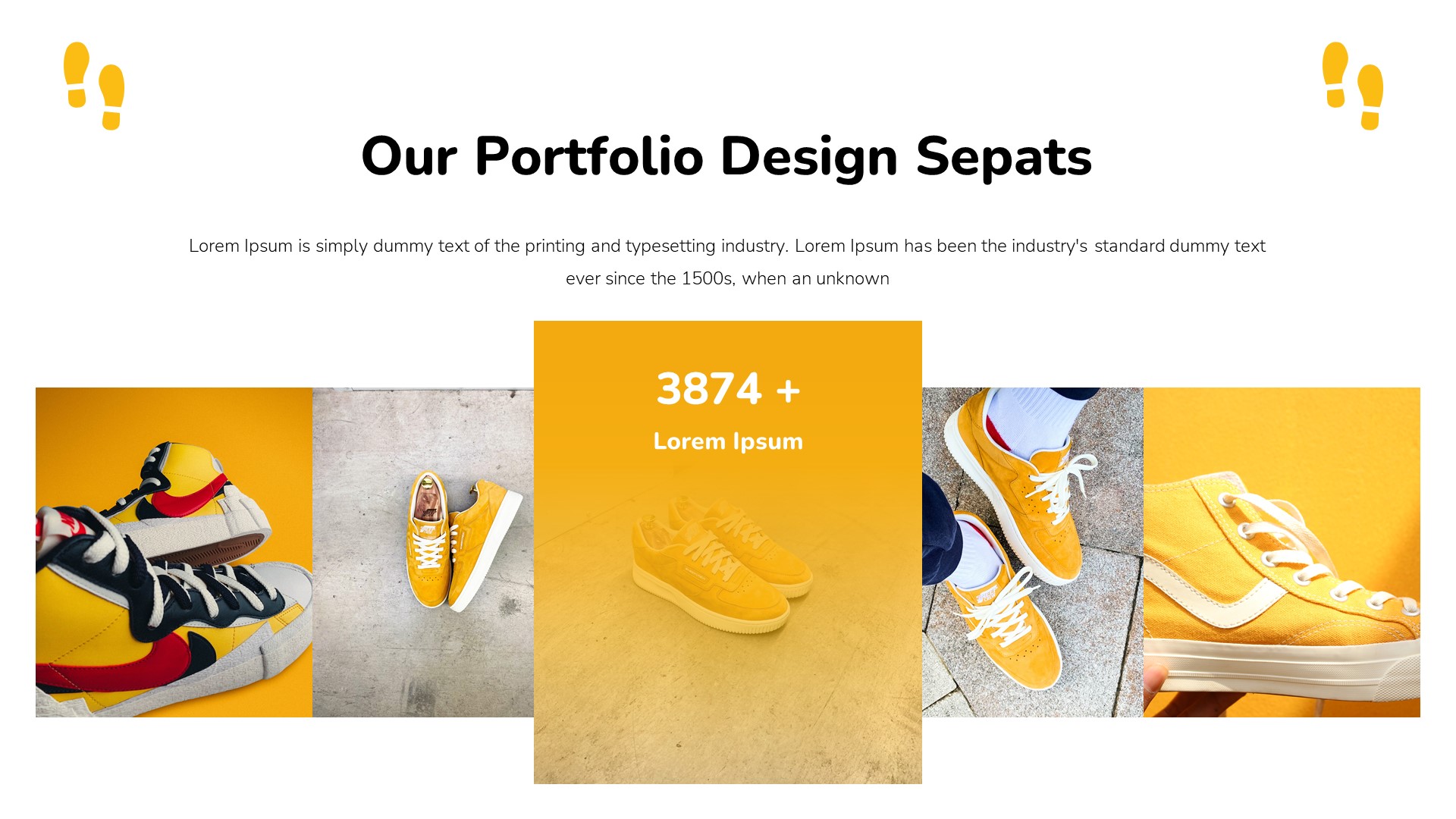 Spats - Shoes & Sneakers Google Slides Template, Presentation Templates