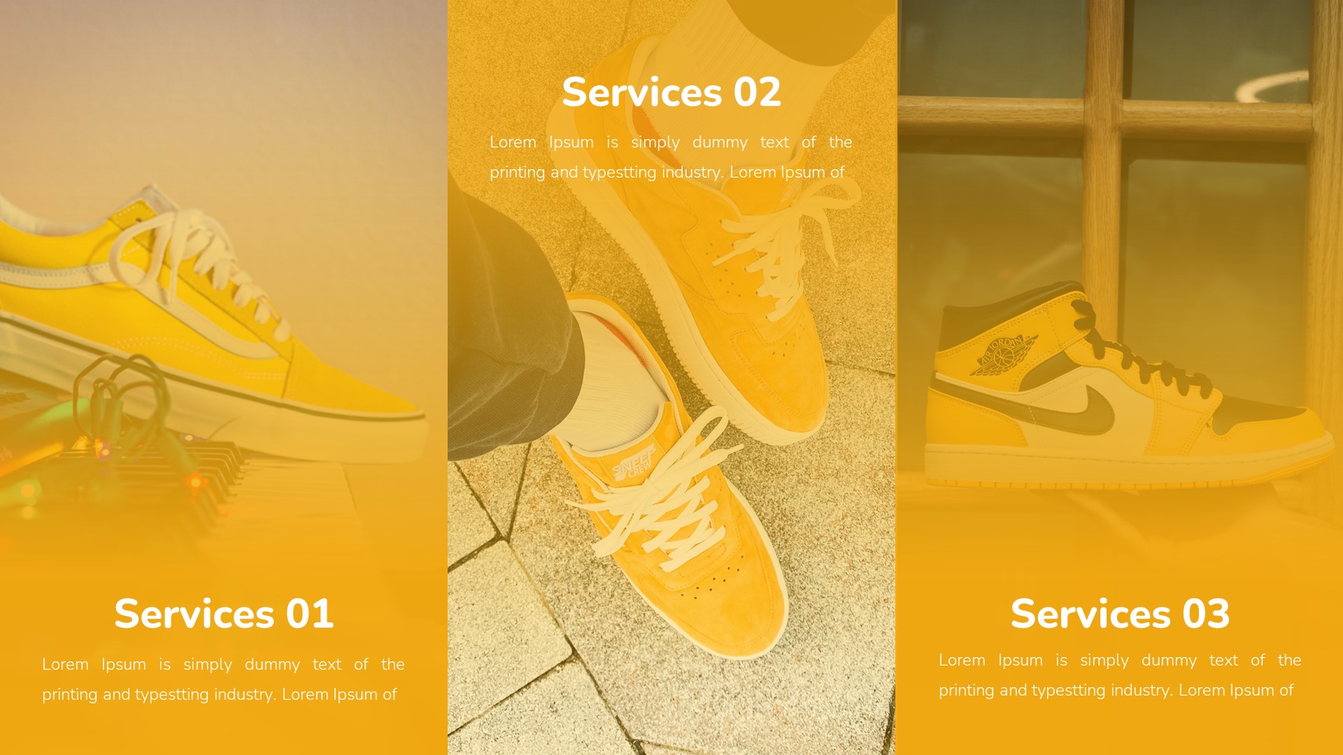 Spats - Shoes & Sneakers Google Slides Template, Presentation Templates
