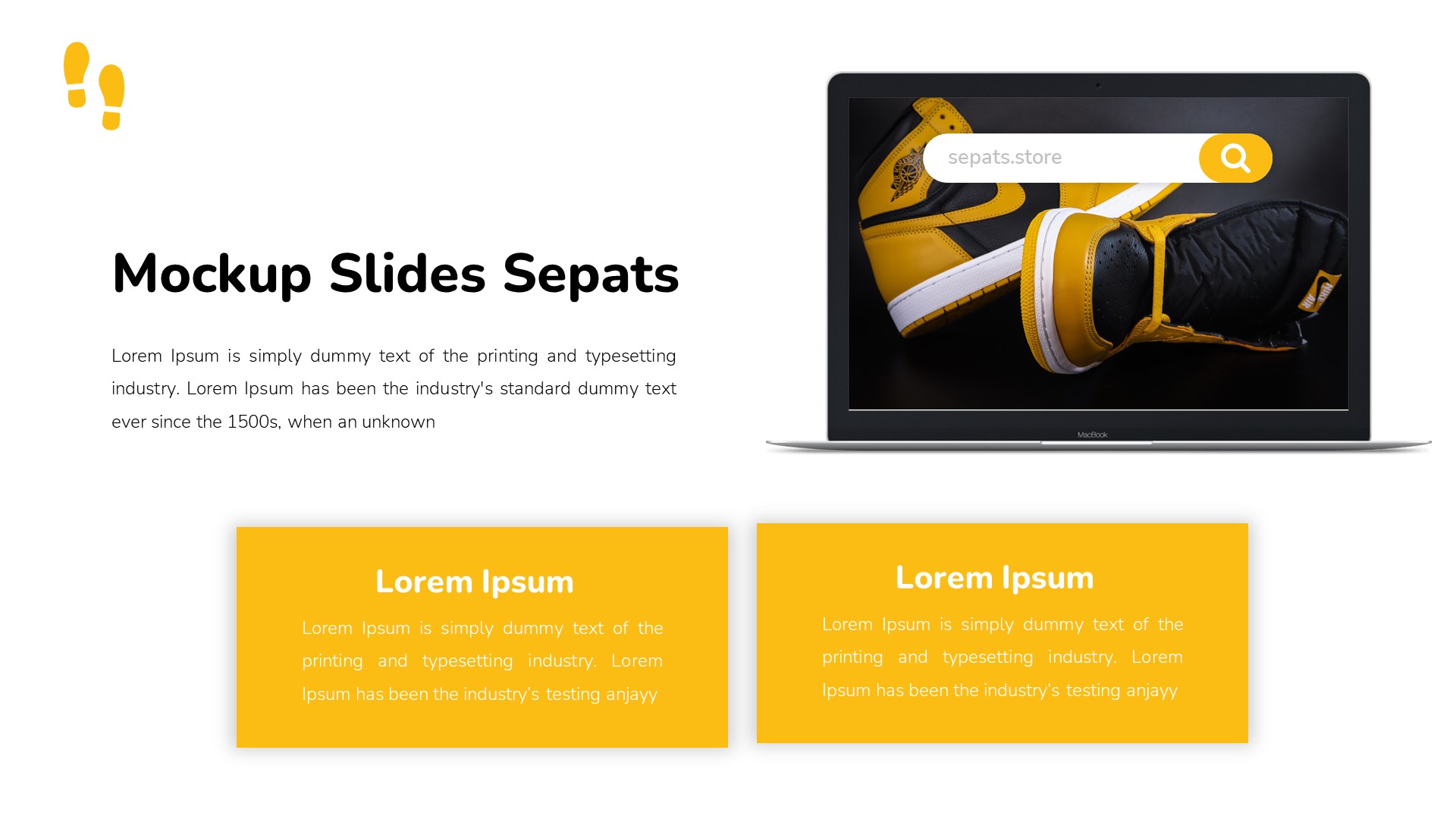 Spats - Shoes & Sneakers Google Slides Template, Presentation Templates