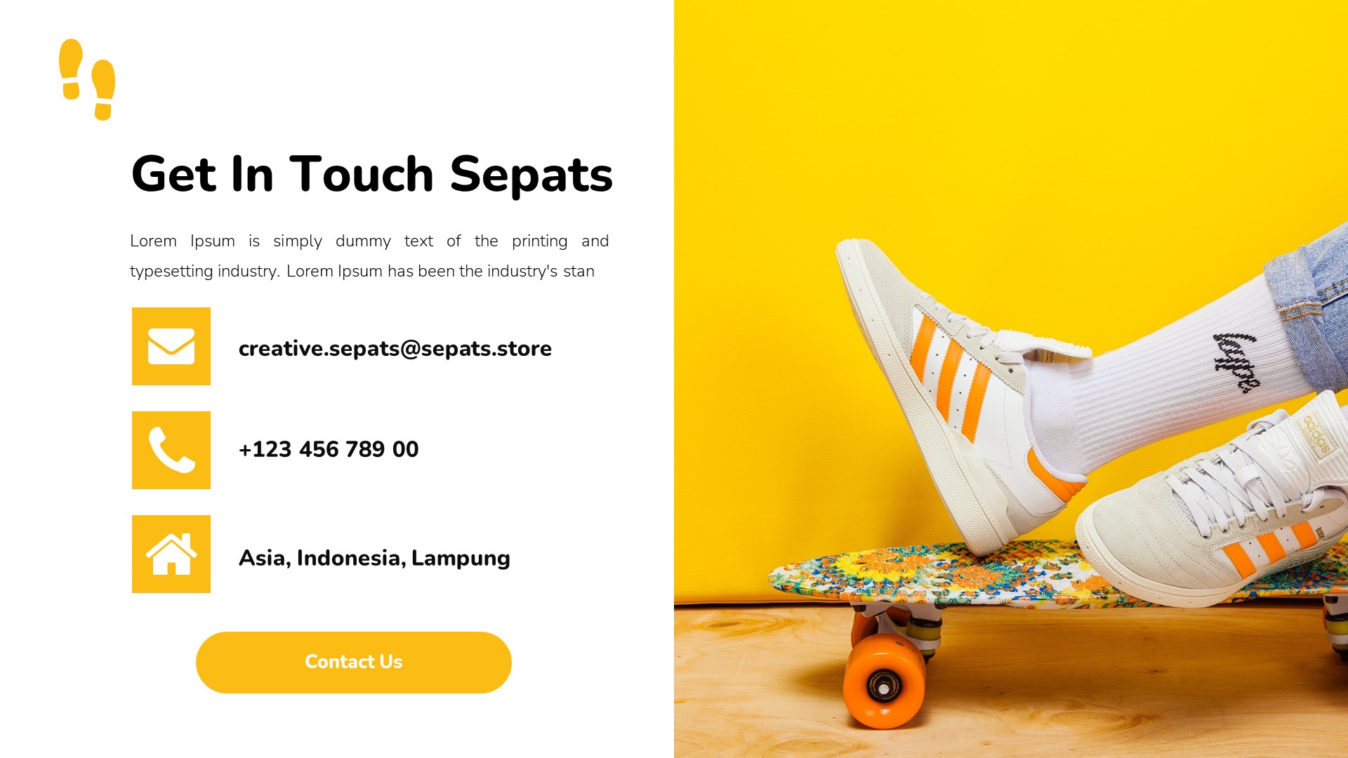 Spats - Shoes & Sneakers Google Slides Template, Presentation Templates