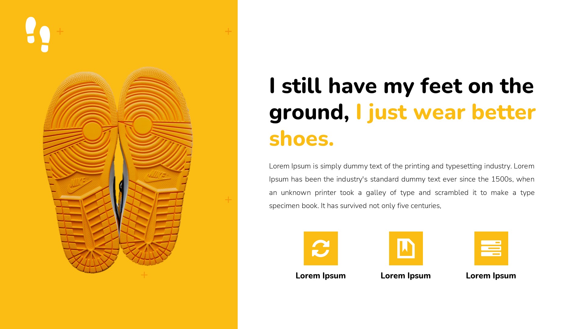 Spats - Shoes & Sneakers Google Slides Template, Presentation Templates