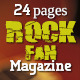 24 Pages Rock Fan Magazine, Print Templates | GraphicRiver