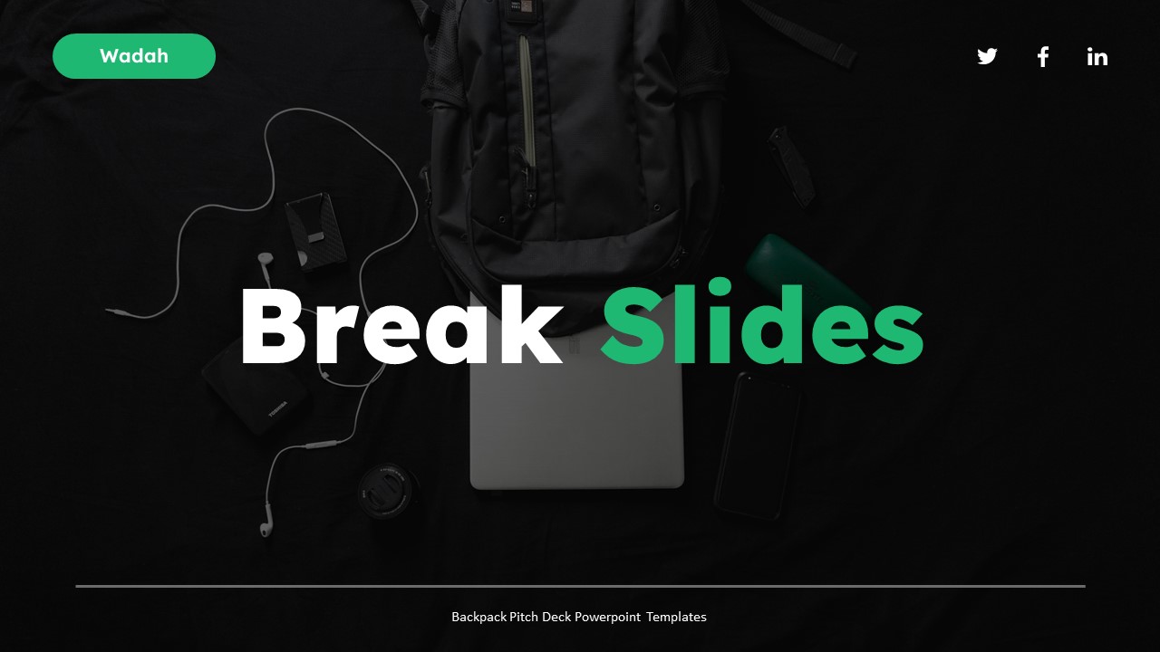 Wadah - Backpack Powerpoint Template, Presentation Templates | GraphicRiver