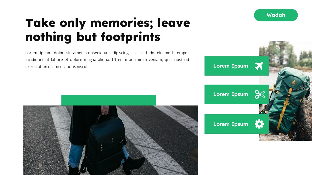 Wadah - Backpack Google Slides Template, Presentation Templates ...