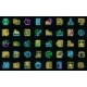 Payment Terms Icons Set Vector Neon, Vectors | GraphicRiver
