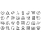 Rhetoric Icons Set Outline Vector, Vectors | GraphicRiver