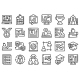 Private Lesson Icons Set Outline Vector, Vectors | GraphicRiver