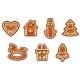 Gingerbread Christmas Objects, Vectors | GraphicRiver