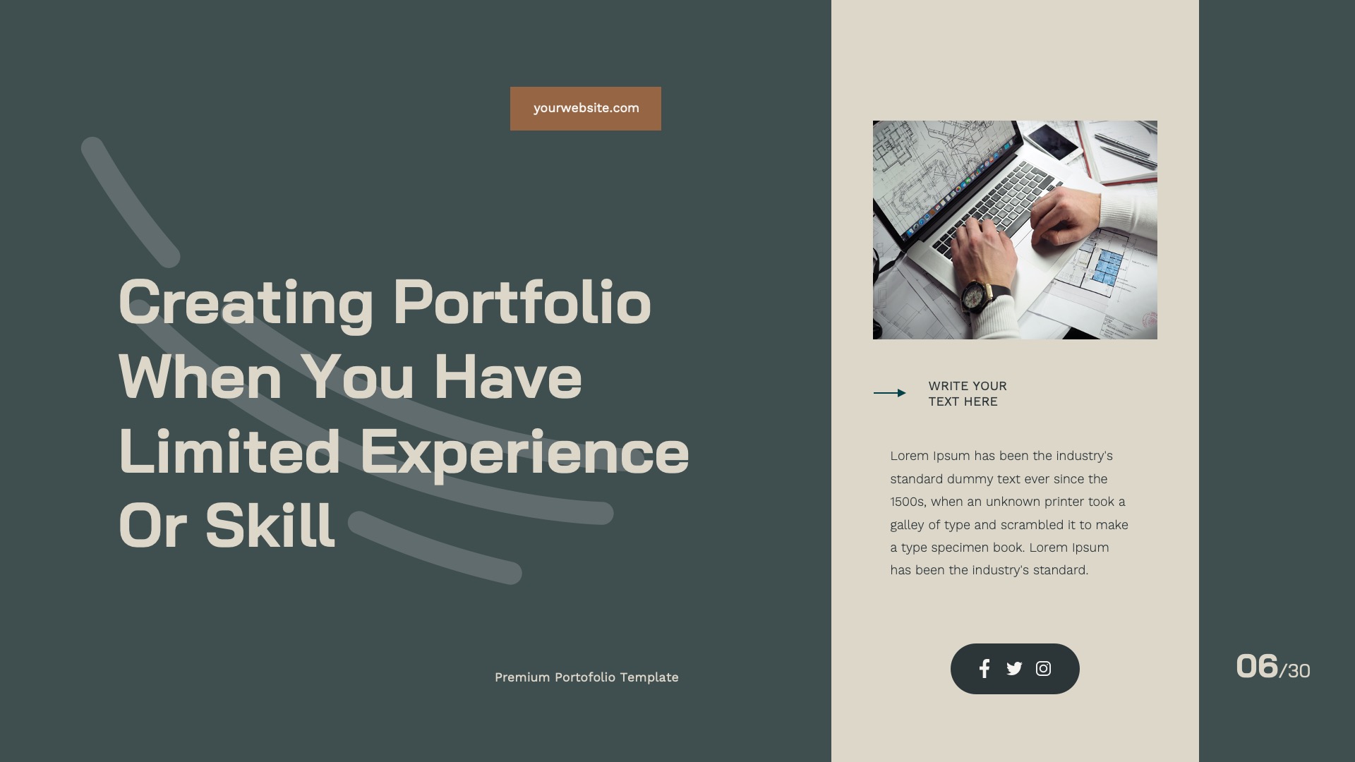 Portfolio PowerPoint Template, Presentation Templates | GraphicRiver