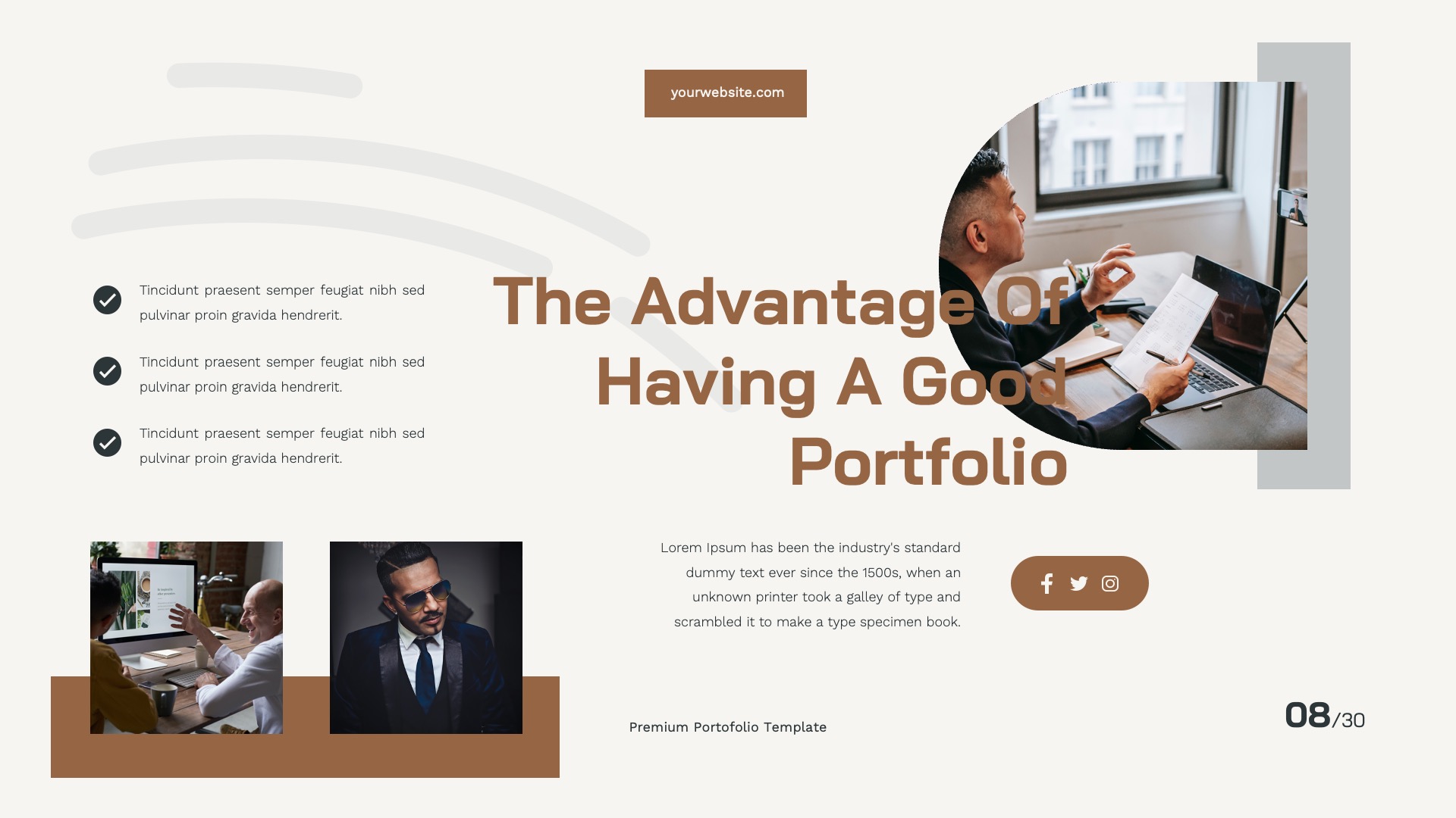 Portfolio PowerPoint Template, Presentation Templates | GraphicRiver