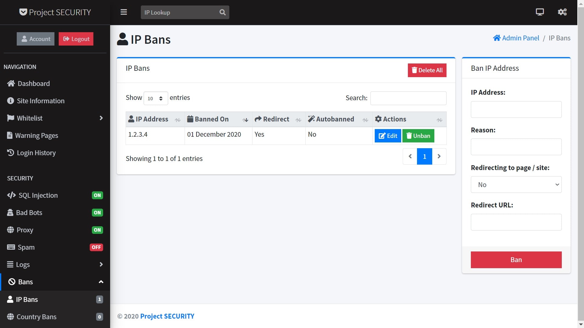Project SECURITY – Website Security, Anti-Spam & Firewall by Antonov_WEB