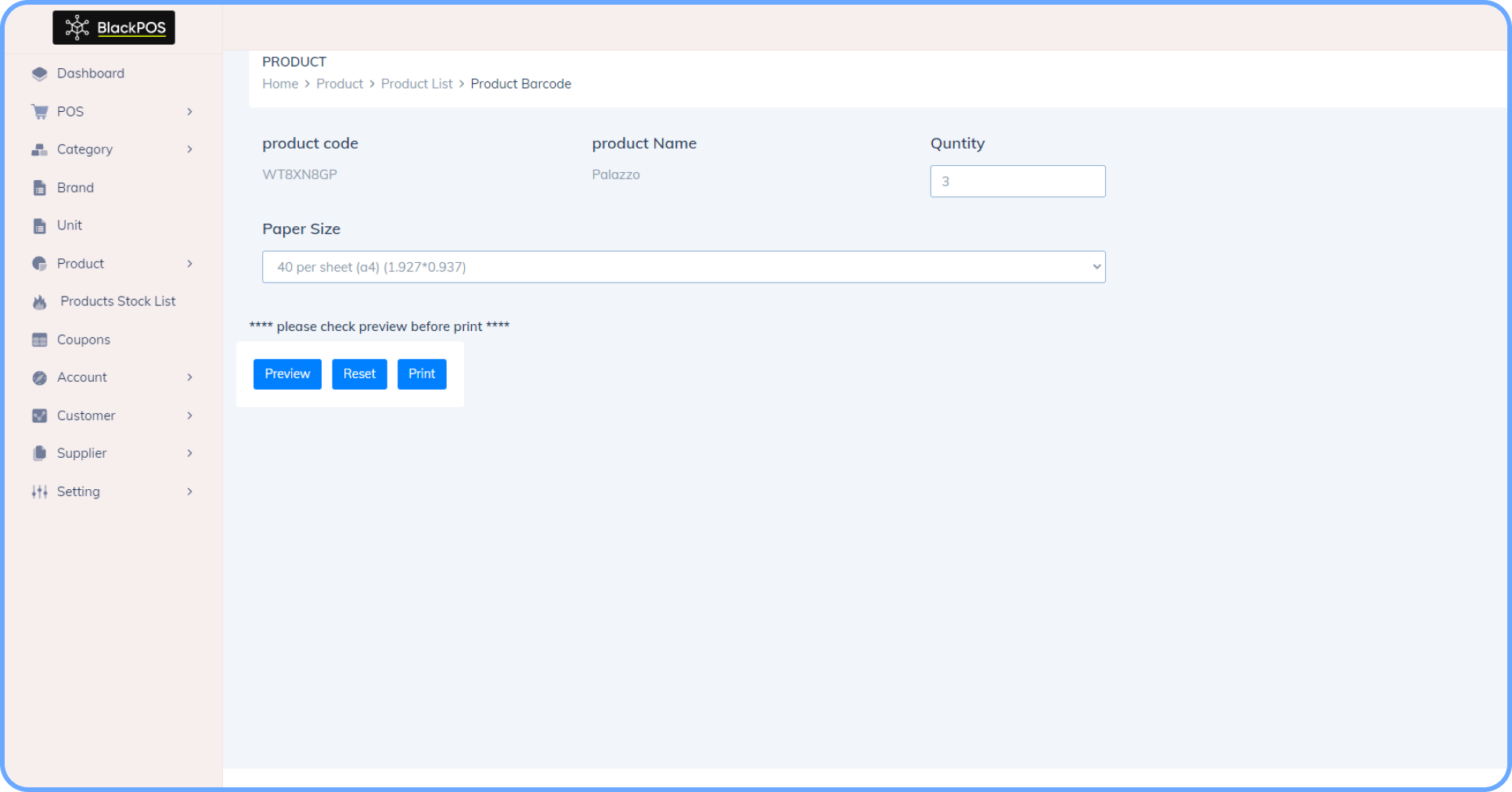 BlackPOS : Ultimate Multipurpose Inventory Management with POS ( Point of Sale ) - Node JS ...