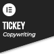 Tickey - Content Copywriting Services Elementor Template Kit by Rometheme
