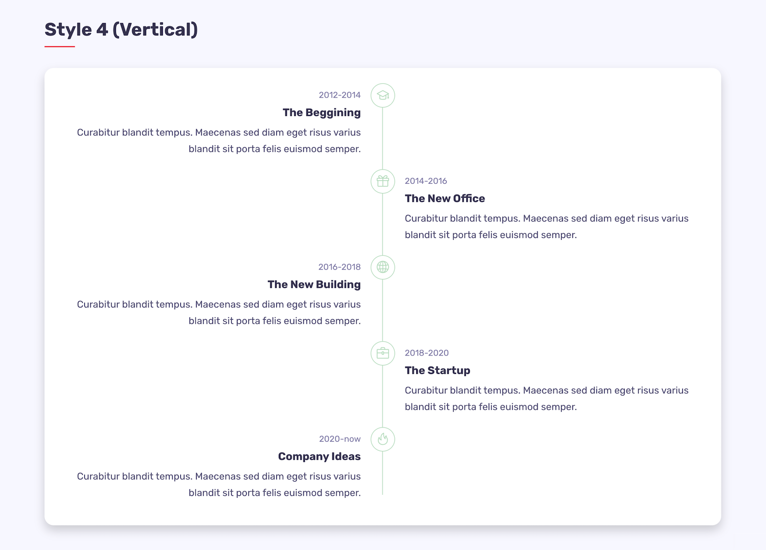Quick Timeline by caketheme | CodeCanyon