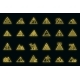 Pyramids Egypt Icons Set Outline Vector, Vectors | GraphicRiver