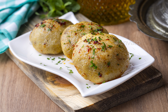 Kibbeh is a popular dish in Middle Eastern cuisine (Turkish name; icli ...