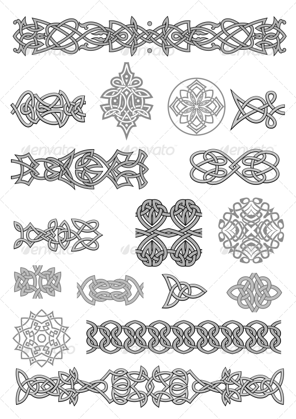 Celtic Ornaments and Patterns by seamartini | GraphicRiver