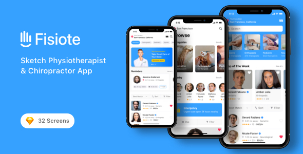 Fisiote - Sketch Physiotherapist & Chiropractor App by arthgoods ...