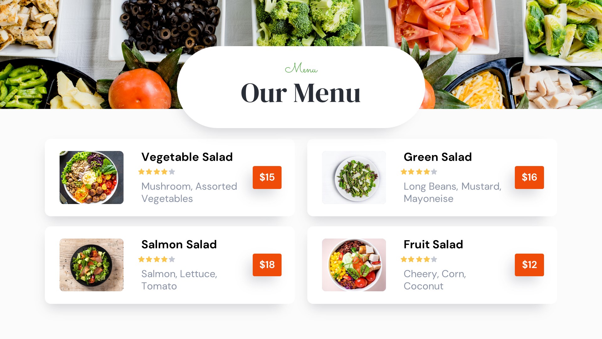 Omeal - Healthy Food Keynote Template, Presentation Templates ...
