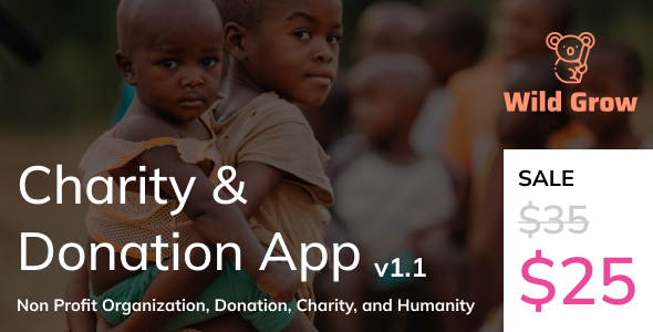 Charity & Donation App UI Kit Figma Template - Wild Grow Non Profit ...