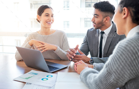 Weve got some business to discuss Stock Photo by YuriArcursPeopleimages