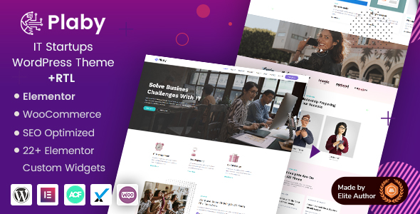 Plaby - IT Startup & Digital Services Agency WordPress Theme by EnvyTheme