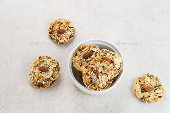Florentine Cookies with mixed nut Stock Photo by tyasindayanti | PhotoDune